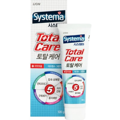 LION Корея systema Зубная паста с зеленой мятой для длительной свежести ...