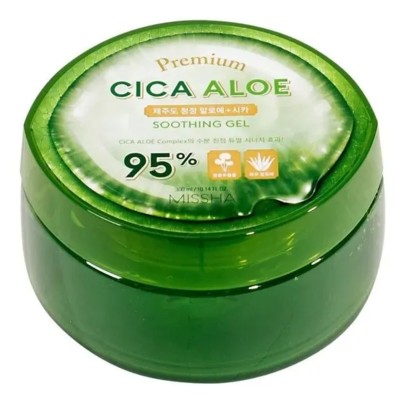 Корея MIZON CICA ALOE SOOTHING GEL CREAM Успокаивающий гель-крем с ...